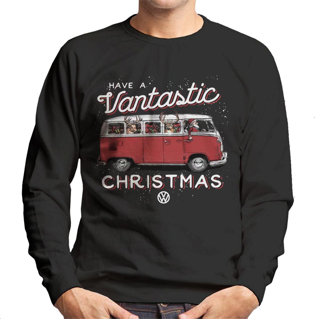 Volkswagen Christmas Camper Van Have A Vantastic Christmas Men's Sweatshirt | All + Every – ALL ...