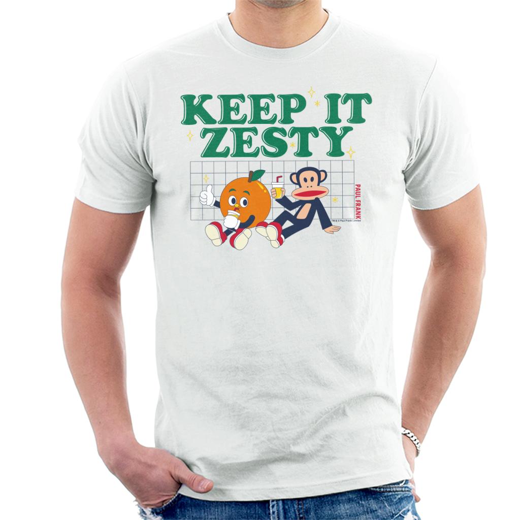 Paul Frank Keep It Zesty Orange Lemon Julius Monkey Men's T-Shirt | All ...