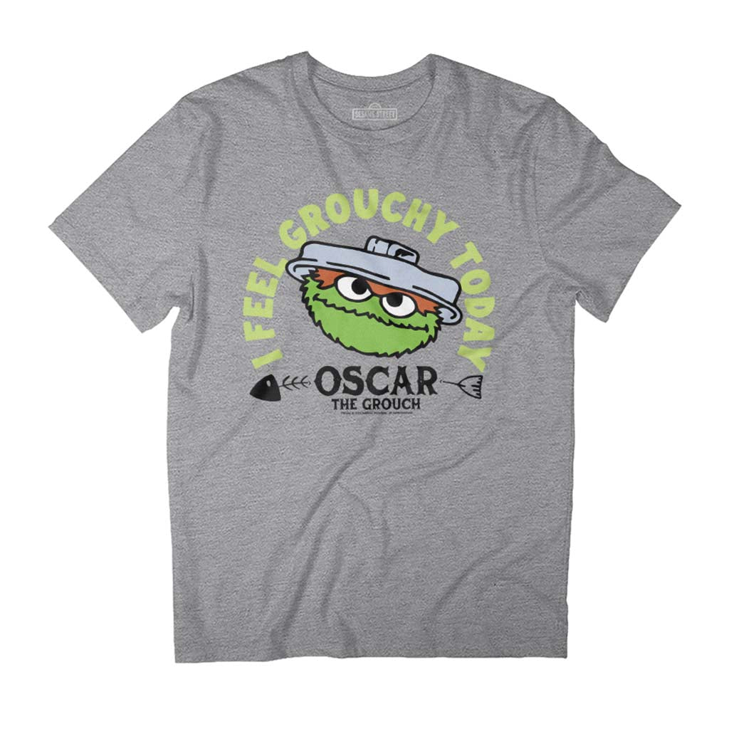 Sesame Street I Feel Grouchy Today Oscar The Grouch Men's T-Shirt | All ...