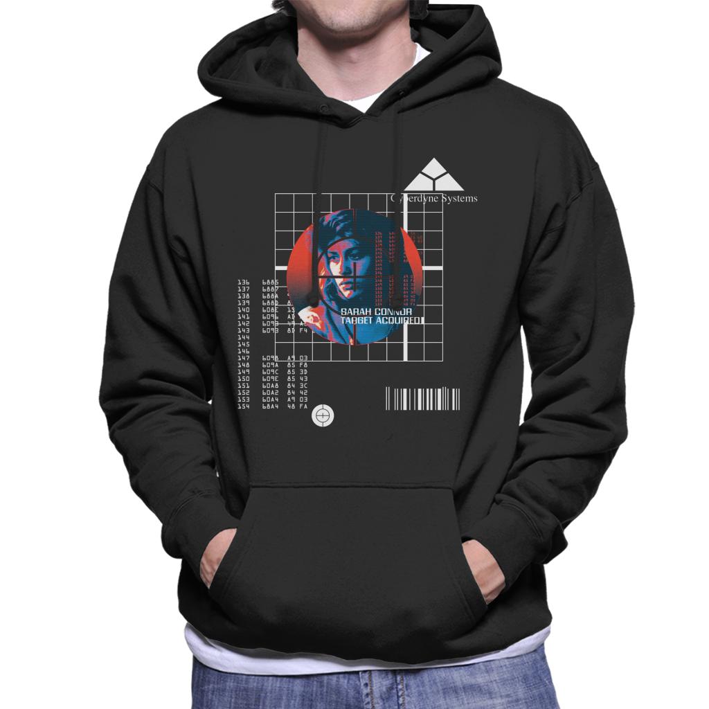 Terminator Sarah Connor Target Acquired Men's Hooded Sweatshirt | All ...