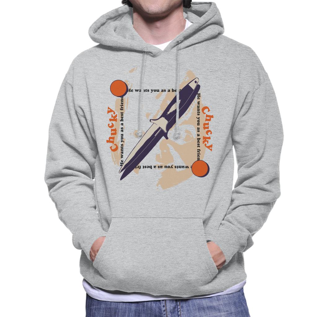Chucky Voodoo Knife Men's Hooded Sweatshirt | All + Every – ALL + EVERY
