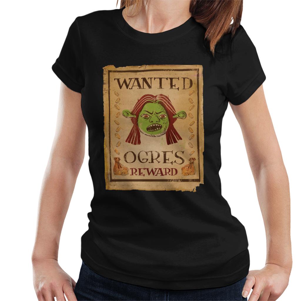 Shrek Princess Fiona Wanted Ogres Reward Women's T-Shirt | All + Every ...