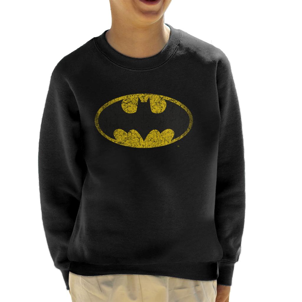 Batman Bat Symbol Faded Logo Kid's Sweatshirt | All + Every – ALL + EVERY